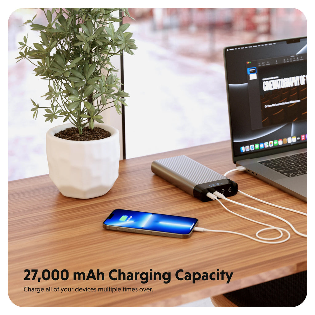 HyperJuice 245W USB-C Battery Pack (27000mAh/100Wh) - Targus CA
